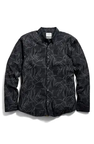 Billy Reid Mélange Reeds Wilson Button-up Shirt