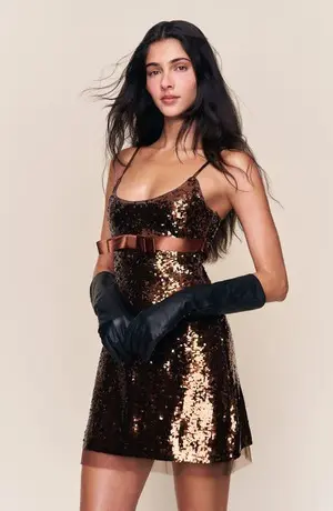 GUIZIO Halo Mini Dress