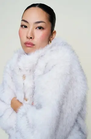 GUIZIO Lucienne Faux Fur Outerwear