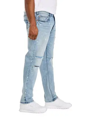 TRUE NATION BY DXL Tapered-fit Paint Splatter Jeans