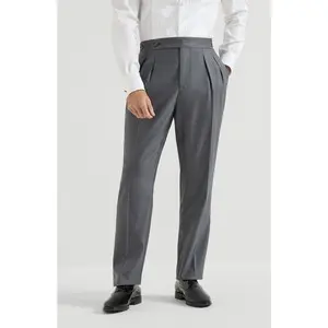 Brunello Cucinelli Tuxedo Trousers - Medium Grey