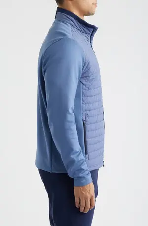 Greyson Mixed Media Jacket - Falcon