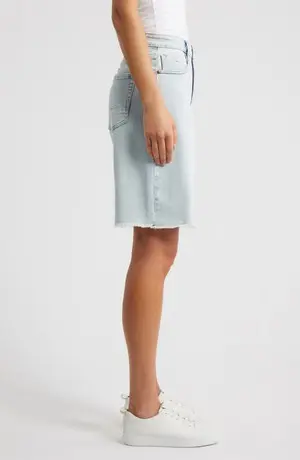 CITY BLUES Stretch-denim Bermuda Shorts