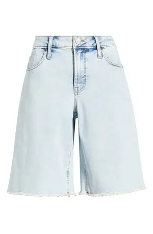 CITY BLUES Stretch-denim Bermuda Shorts