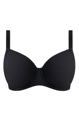 Freya Essentially Smooth Underwire Balconette Bra - Black