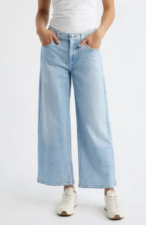 Rag & Bone Rb Miramar Andi Ankle Wide Leg Sweatpants