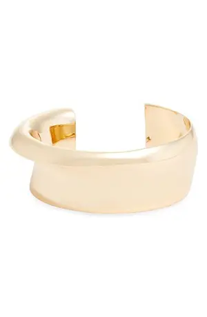 OPEN EDIT Bold Cuff Bracelet - Gold