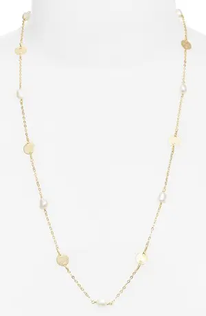 KIARA BY KI-ELE Ella Freshwater Pearl Chain Necklace