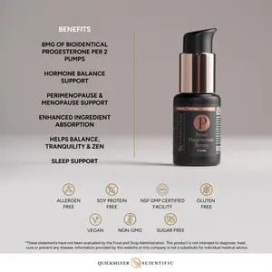 QUICKSILVER SCIENTIFIC Peace Topical Hormone Support Serum - None