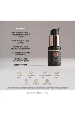QUICKSILVER SCIENTIFIC Peace Topical Hormone Support Serum - None