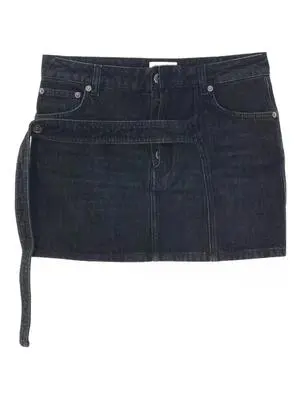 JEAN PAUL GAULTIER Low-waist Mini Skirt - Black