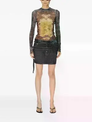 JEAN PAUL GAULTIER Low-waist Mini Skirt