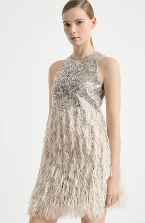 Brunello Cucinelli Dégradé Mini Dress
