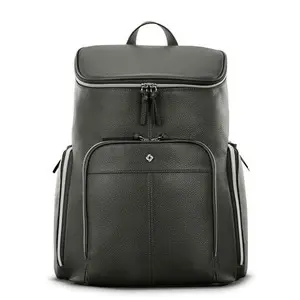 SAMSONITE Leather Backpack - Olive