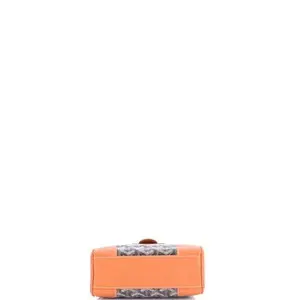 Goyard Saigon Top Handle Bag Coated Canvas Mini - Brown