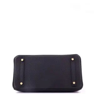 Hermès Birkin Handbag Togo With Gold Hardware 30 - Black