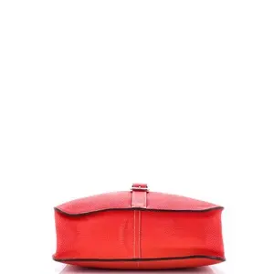 Hermès Halzan Bag Clemence 31 - Red