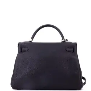 Hermès Kelly Handbag Togo With Palladium Hardware 32 - Black