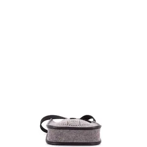Hermès Evelyne Bag Gen Iii Felt Tpm - Grey
