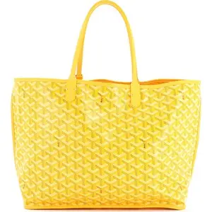 Goyard Anjou Reversible Tote Coated Canvas Pm - Yellow