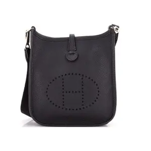 Hermès Evelyne Bag Gen Iii Epsom Tpm - Noir
