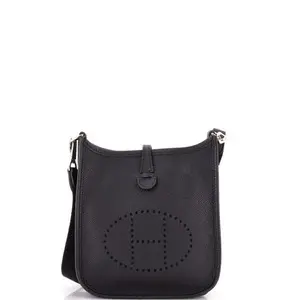 Hermès Evelyne Bag Gen Iii Epsom Tpm - Noir
