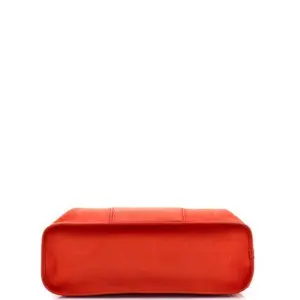 Hermès Cabag Elan Toile And Leather 39 - Red