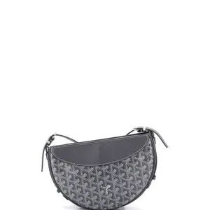 Goyard Hirondelle Shoulder Bag Coated Canvas And Leather - Grey