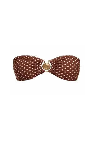 IVY SWIMWEAR Violetta Bikini Top - Brown