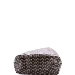 Goyard Saint Louis Pm Tote Coated Canvas - Black