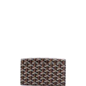 Goyard Varenne Continental Wallet With Strap Coated Canvas - Black