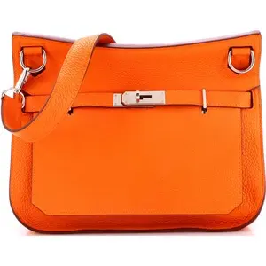 Hermès Jypsiere 28 Bag Clemence - Orange