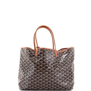 Goyard Saint Louis Pm Tote Coated Canvas - Black