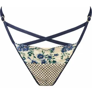 IVY SWIMWEAR Bell Bikini Bottom - Blue