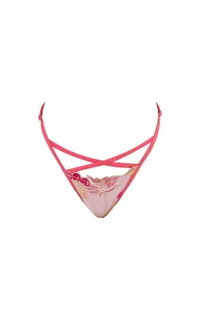 IVY SWIMWEAR Aster Bikini Bottom - Cherry