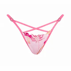 IVY SWIMWEAR Aster Bikini Bottom - Cherry