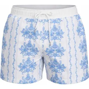 IVY SWIMWEAR Printed Swim Trunks - Blue