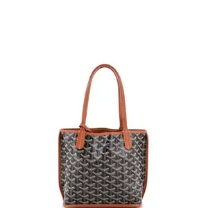 Goyard Anjou Reversible Tote Coated Canvas Mini - Brown