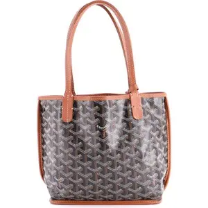 Goyard Anjou Reversible Tote Coated Canvas Mini - Brown