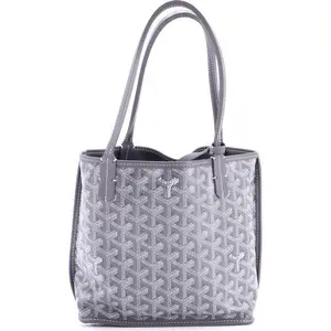 Goyard Anjou Reversible Tote Coated Canvas Mini - Grey
