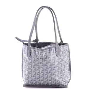 Goyard Anjou Reversible Tote Coated Canvas Mini - Grey