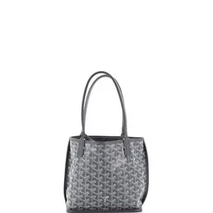 Goyard Anjou Reversible Tote Coated Canvas Mini - Grey