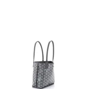Goyard Anjou Reversible Tote Coated Canvas Mini - Grey