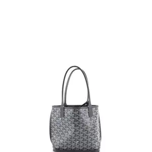 Goyard Anjou Reversible Tote Coated Canvas Mini - Grey