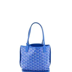 Goyard Anjou Reversible Tote Coated Canvas Mini - Blue