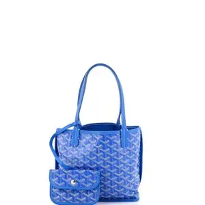Goyard Anjou Reversible Tote Coated Canvas Mini - Blue