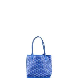 Goyard Anjou Reversible Tote Coated Canvas Mini - Blue