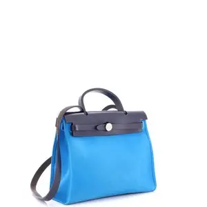 Hermès Herbag Zip Leather And Toile 31