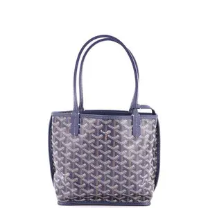 Goyard Anjou Reversible Mini Tote Coated Canvas - Blue