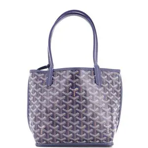 Goyard Anjou Reversible Mini Tote Coated Canvas - Blue